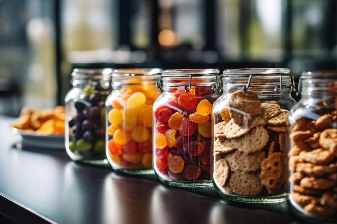 200ML Wide Mouth Empty Glass Jars With Lids for Food Storage